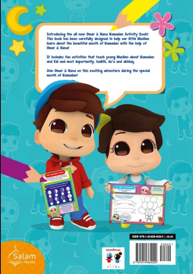 Omar & Hana Ramadan Activity Book — The Islamic Bookstore Australia
