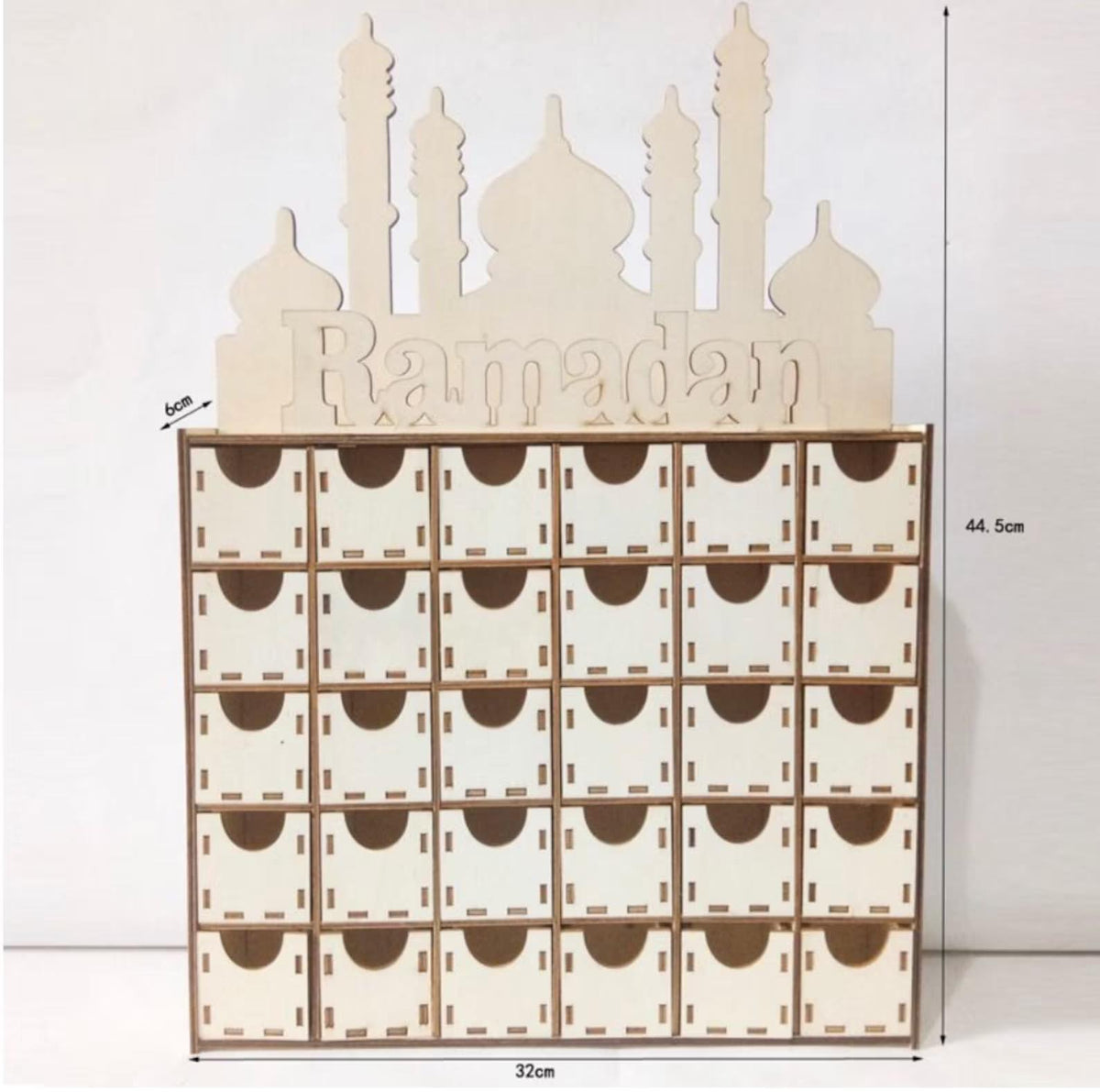 Wooden Drawer Ramadan Mubarak Advent Calendar — The Islamic Bookstore ...